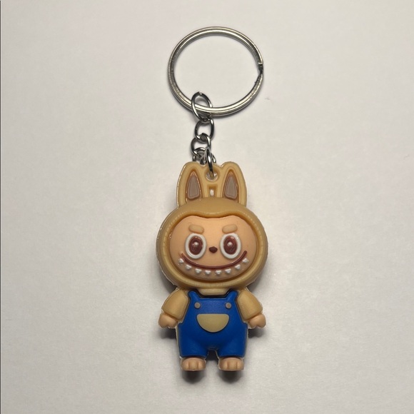 Labubu | Toys | Labubu Keychain Blue And Tan | Poshmark